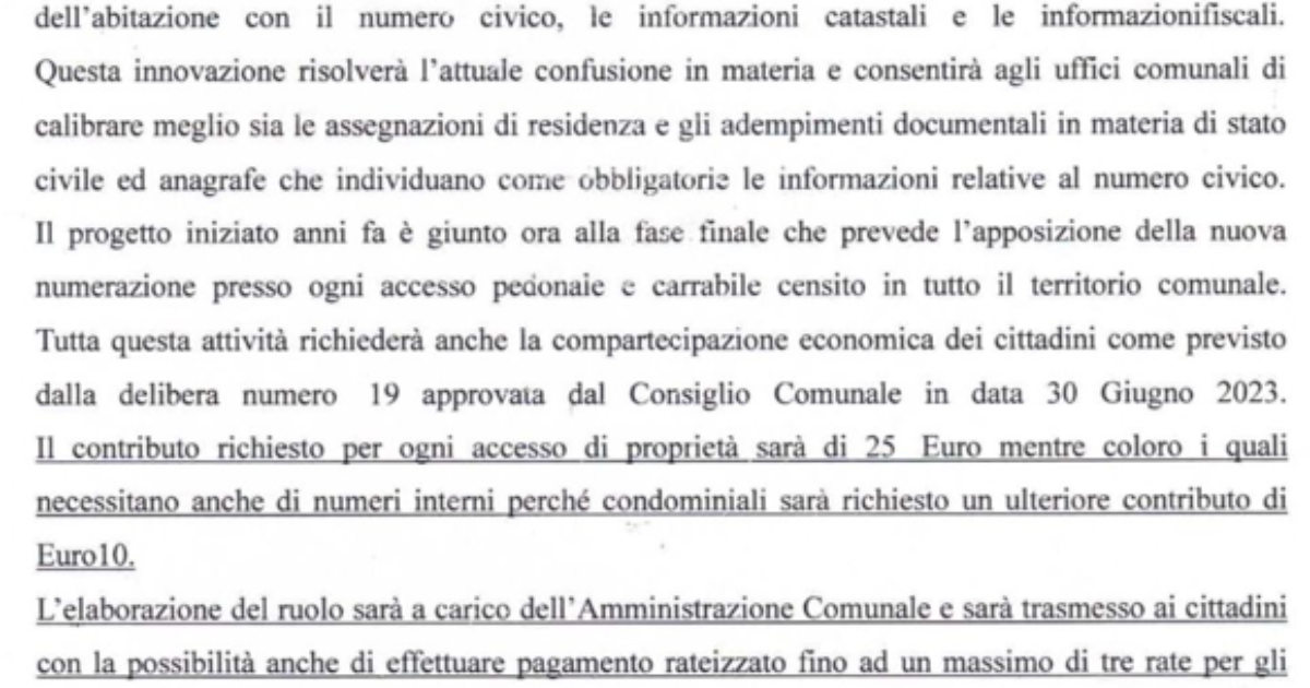Comune di Bassano in Teverina - Avviso riordino toponomastica e ...